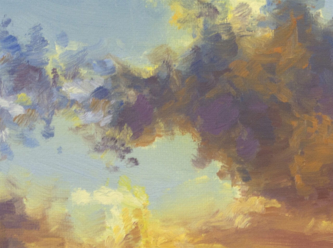 Shining Through Barriers | Oil Landscape Painting - Andrew Gaia Art ...